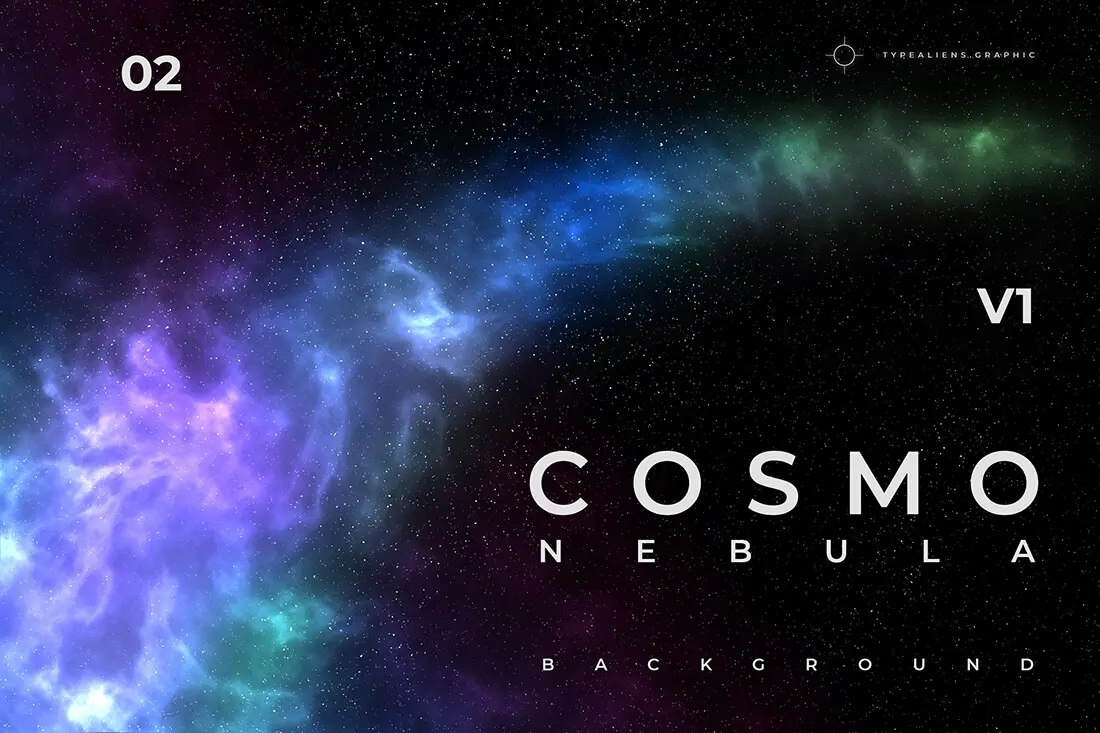 Cosmo Nebula Background V1 10款未来科幻宇宙星云天文极光视觉海报设计背景底纹ps素材源文件 – 设计素材网