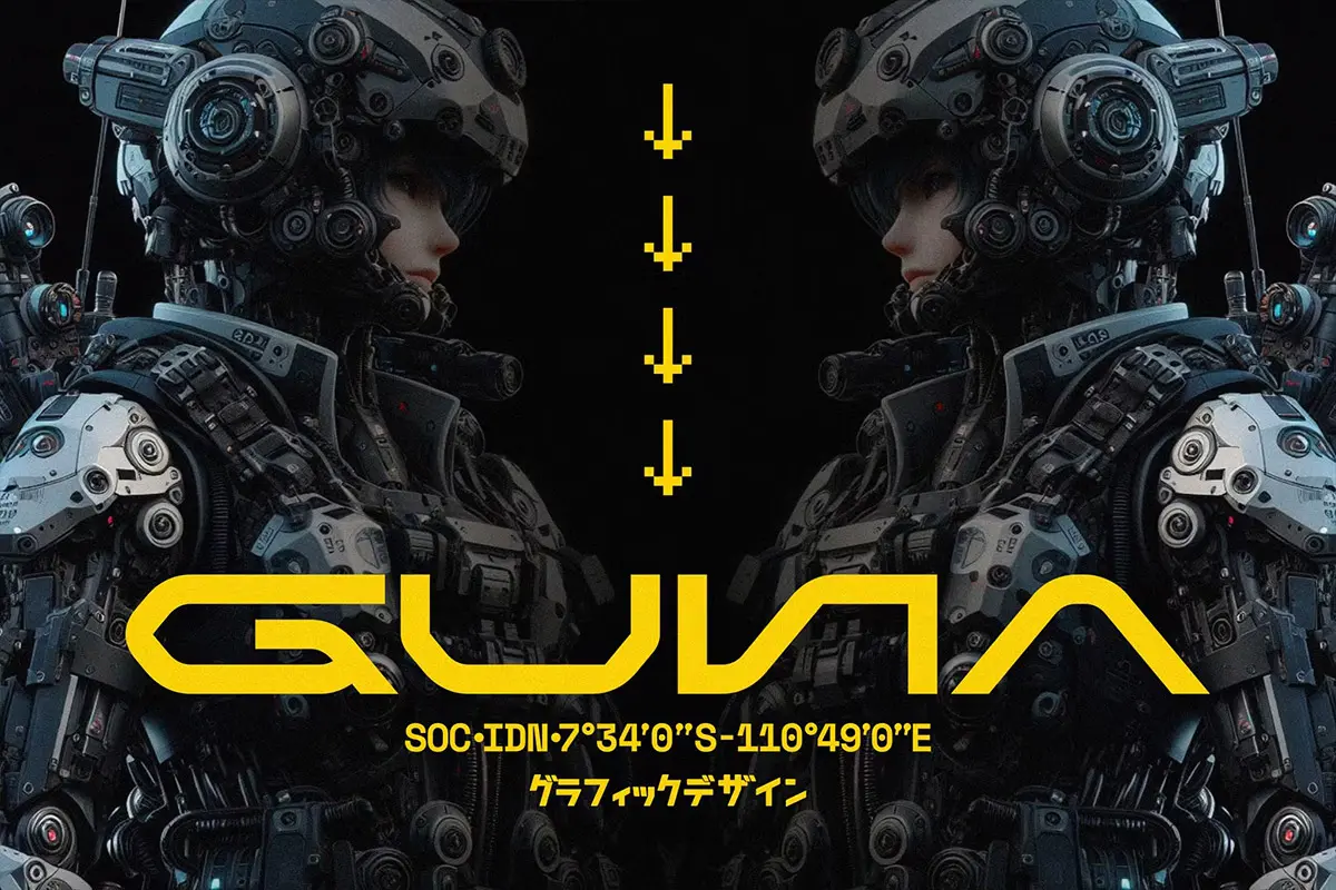 NCL Kamver – Modern Space Font 4款NCL Kamver潮流科幻时尚机能电竞科技品牌logo海报英文字体包 – ...